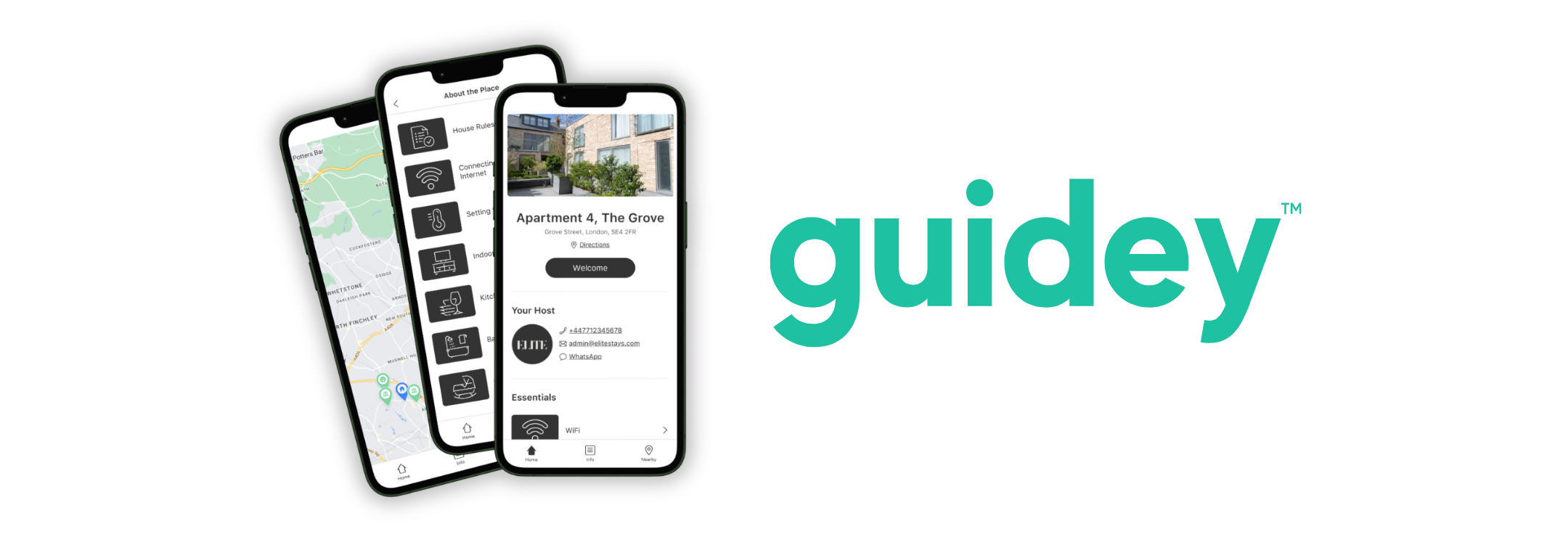 Guidey™ is the #1 digital guidebook app for short term rentals